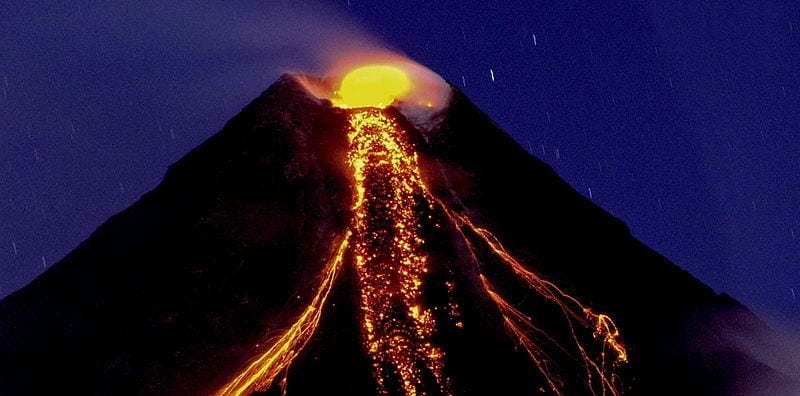 Mayon Volcano Eruption 1993