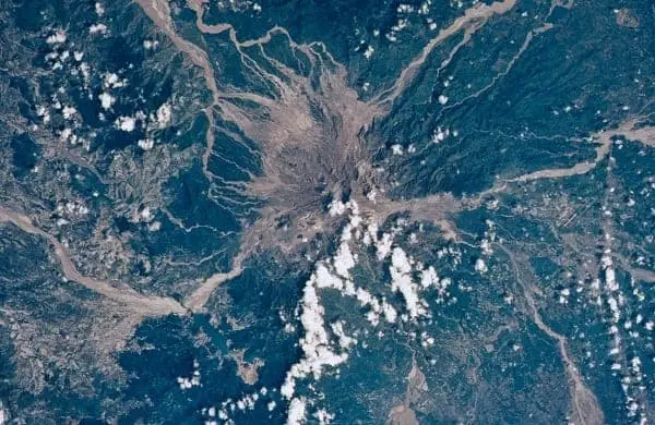 Mt.Pinatubo's Eruption Aftermath, As Seen From Space